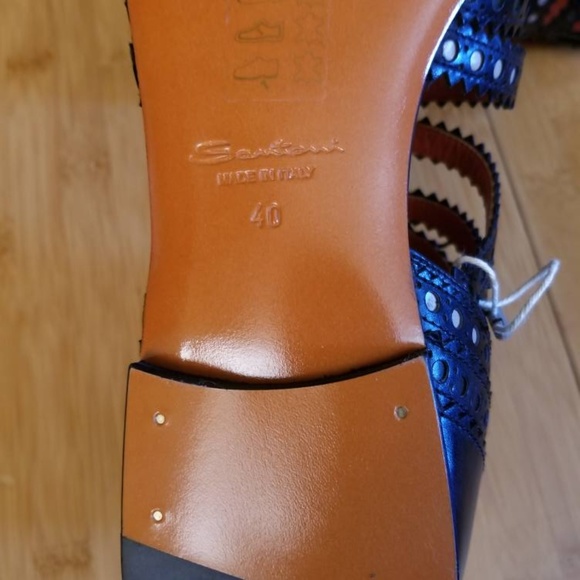 Santoni | Shoes | Leather Sandals Size 9 Made In Italy Santoni | Poshmark